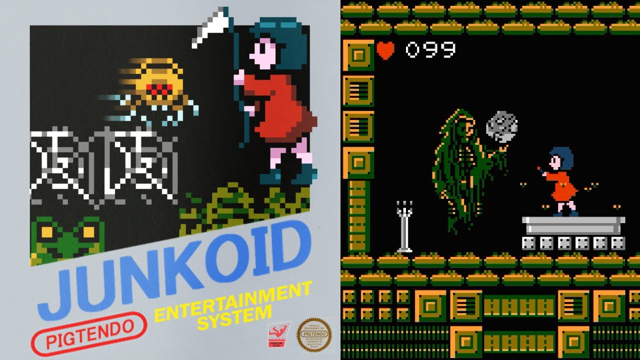 Junkoid - Hack of Metroid [NES] Longplay - YouTube