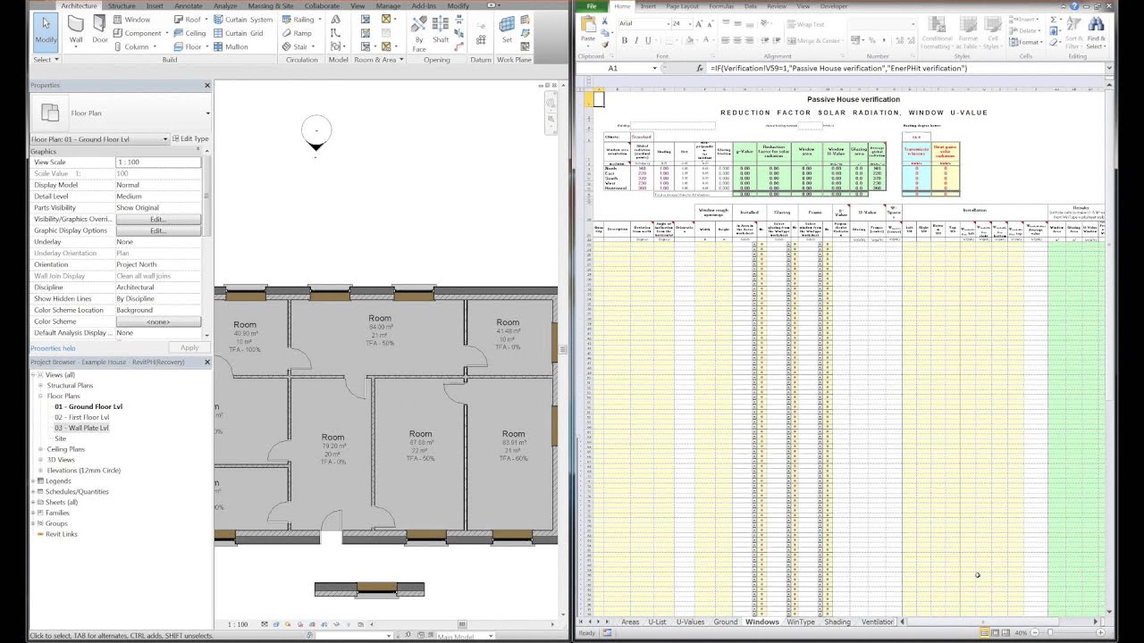 RevitPH - Live link between Revit and the PHPP - YouTube