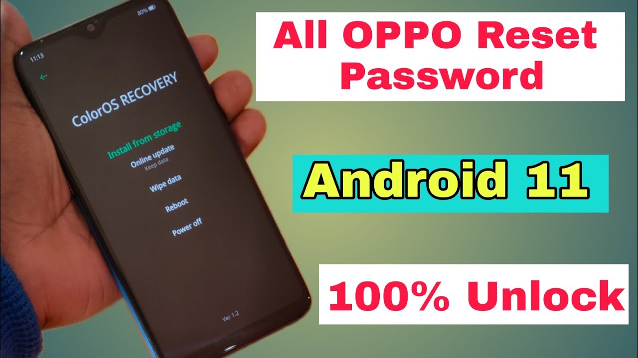 All Oppo Reset Password Android 11 | All Oppo Password Pattern Pin ...