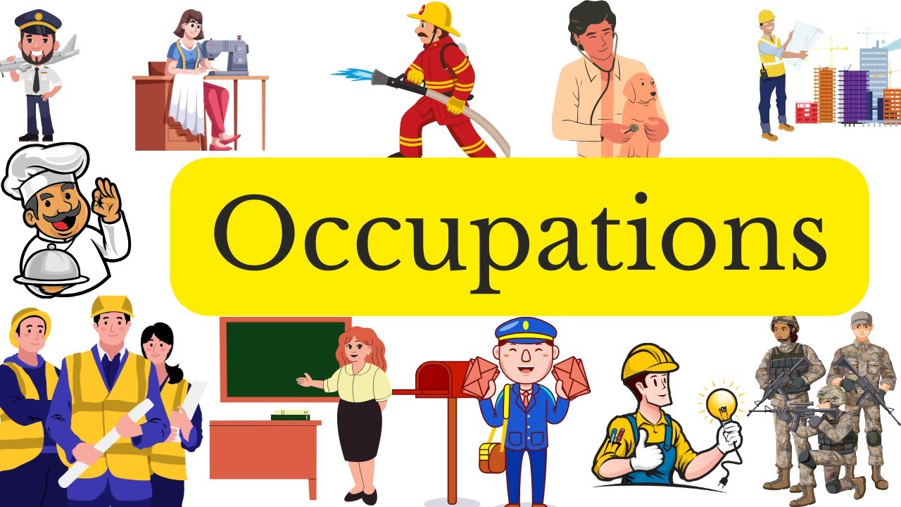 Learn Jobs & Occupations for Kids | Video Flash Cards | Kindergarten ...