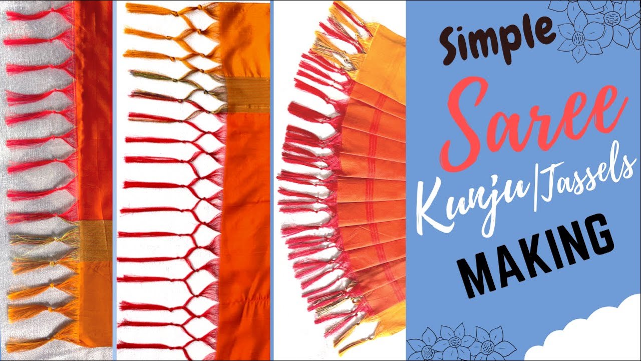 Saree Kuchu Tassels Tutorial For Beginners How To Remove Thread From Saree Bridal Saree Setup Saree Kuchu Tassels Tutorial For Beginners How To Remove Thread From Saree Bridal Saree Setup