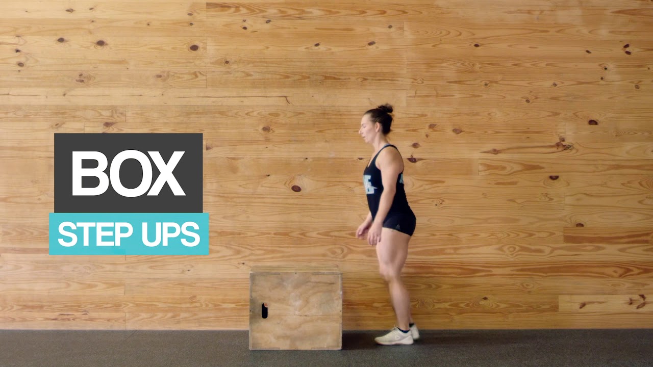 Box Step Ups - YouTube