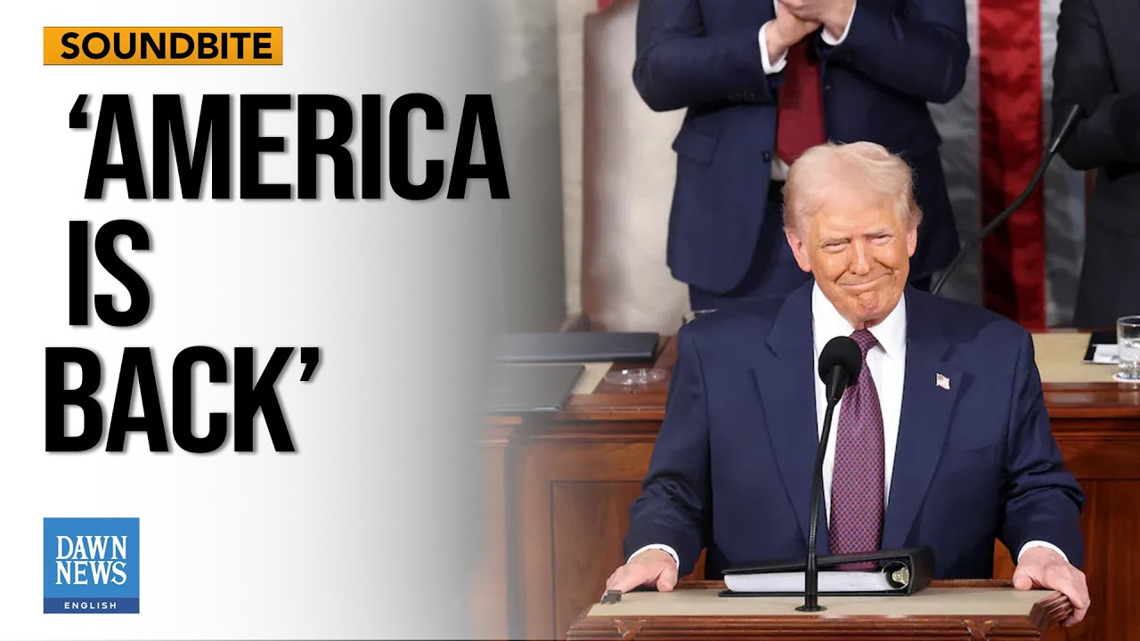 ‘America Is Back,’ Trump Declares In Divisive Congress Speech | Dawn ...