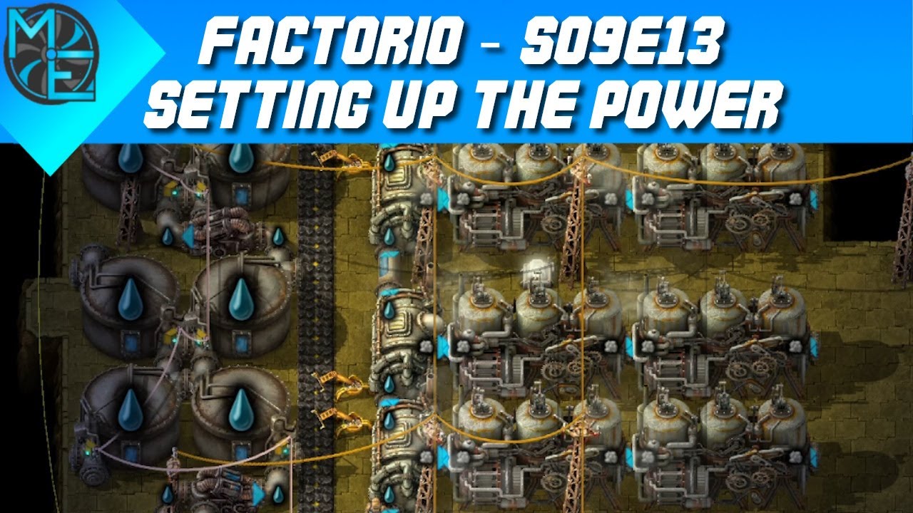 Factorio - S09E13 - Setting Up The Power - YouTube