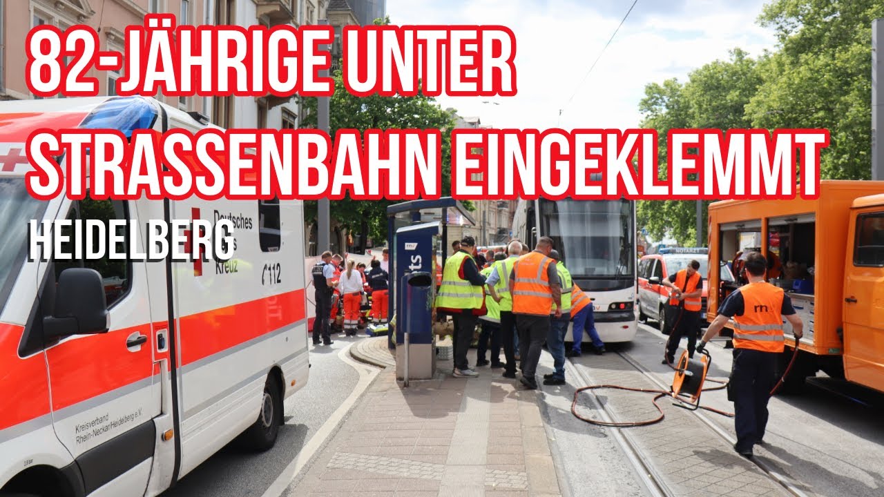 Schwerer Unfall mit Straßenbahn in Heidelberg! - YouTube