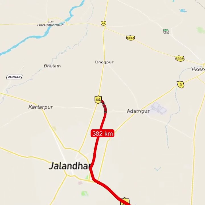 Jammu Rajdhani Express Interactive Map Route Time Table 12425 from New ...