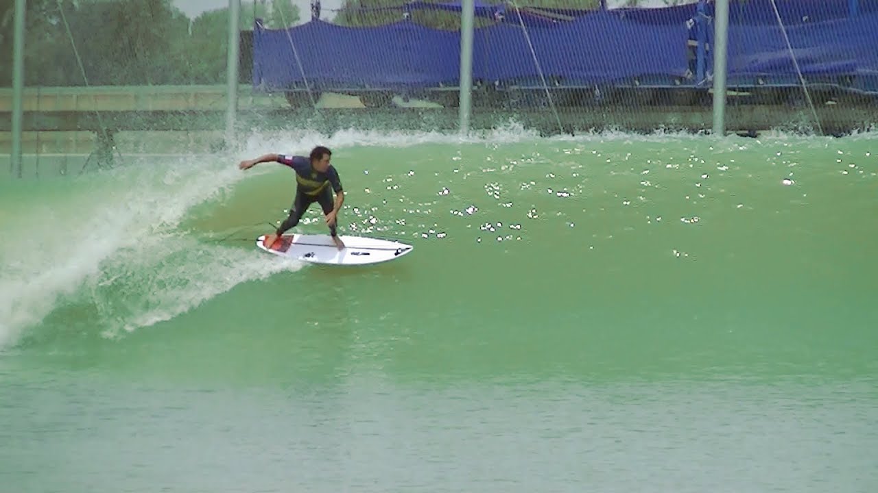 Jeremy Flores Surfing at the Surf Ranch (Wave Pool) - YouTube