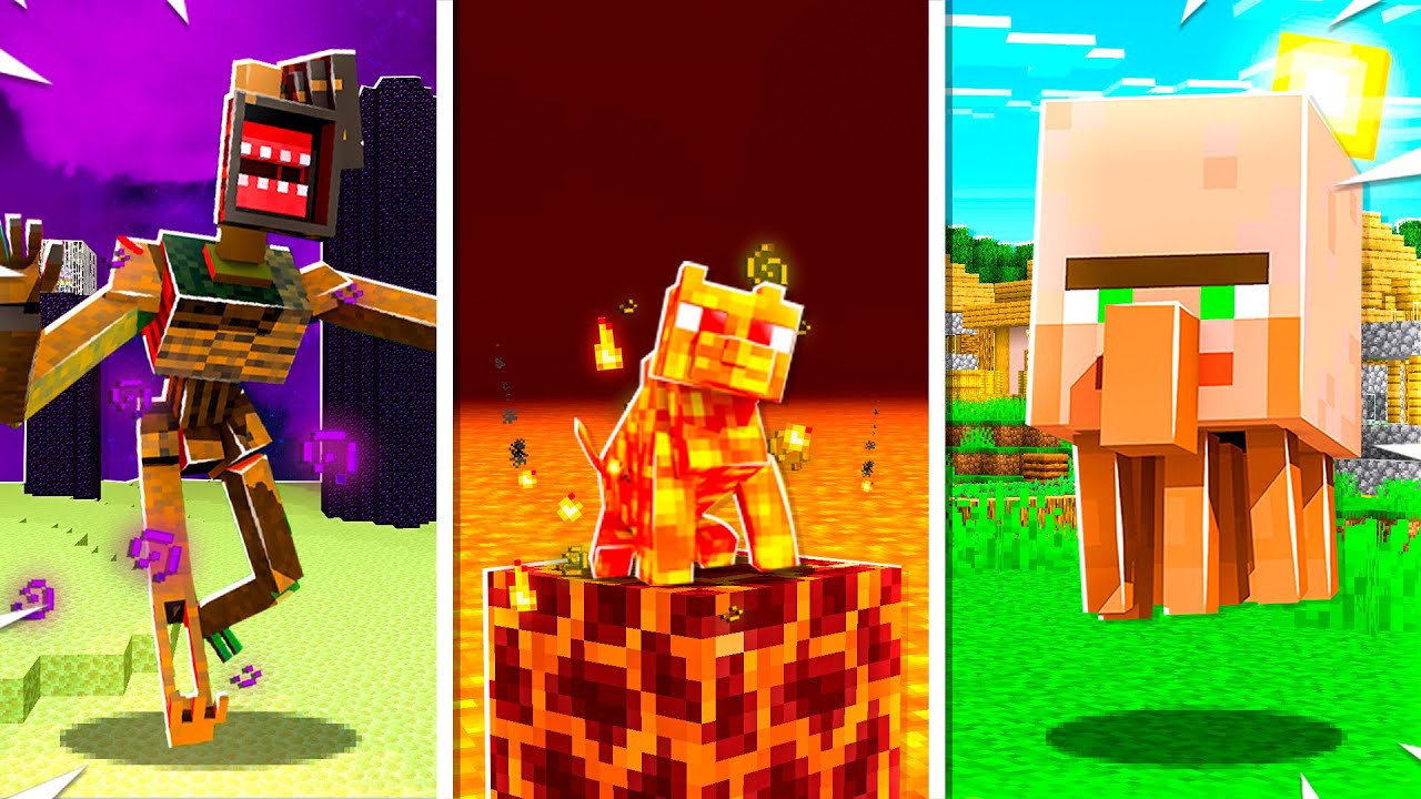 MİNECRAFT'a ASLA GELMİCEK MOBLAR! - Minecraft - YouTube
