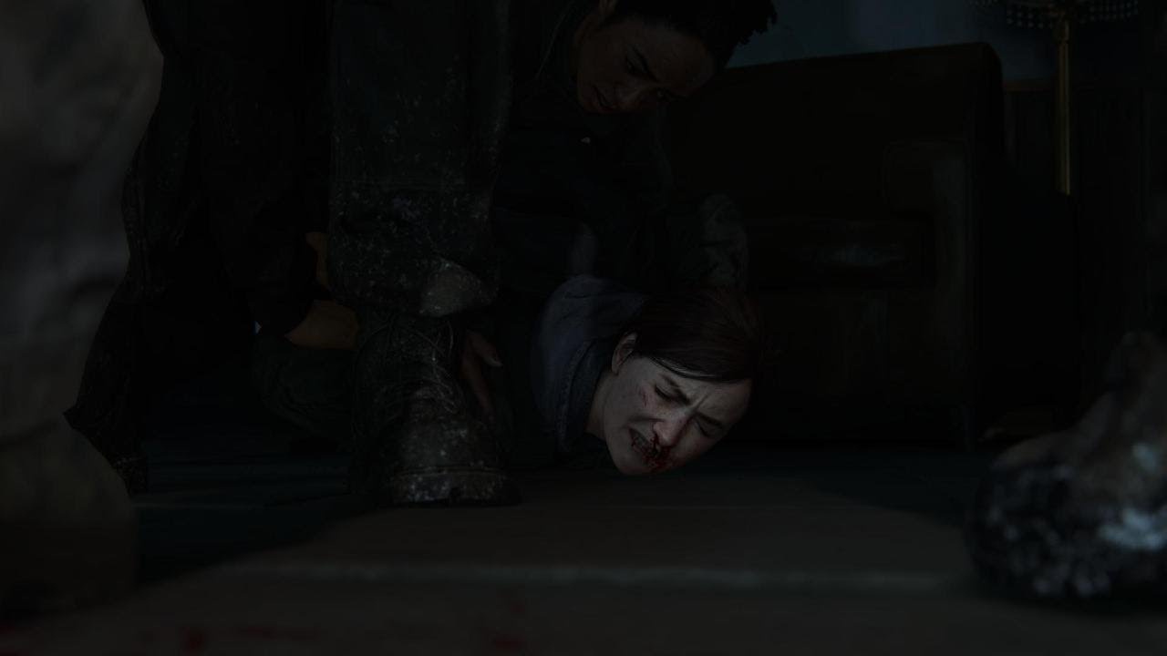 The Last of Us Part II Remastered ellie watches Joel die 8K - YouTube