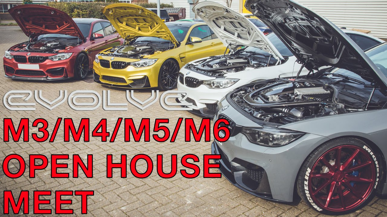 Evolve Open House Meet with BMW M3, M4, M5, M6 and others - YouTube