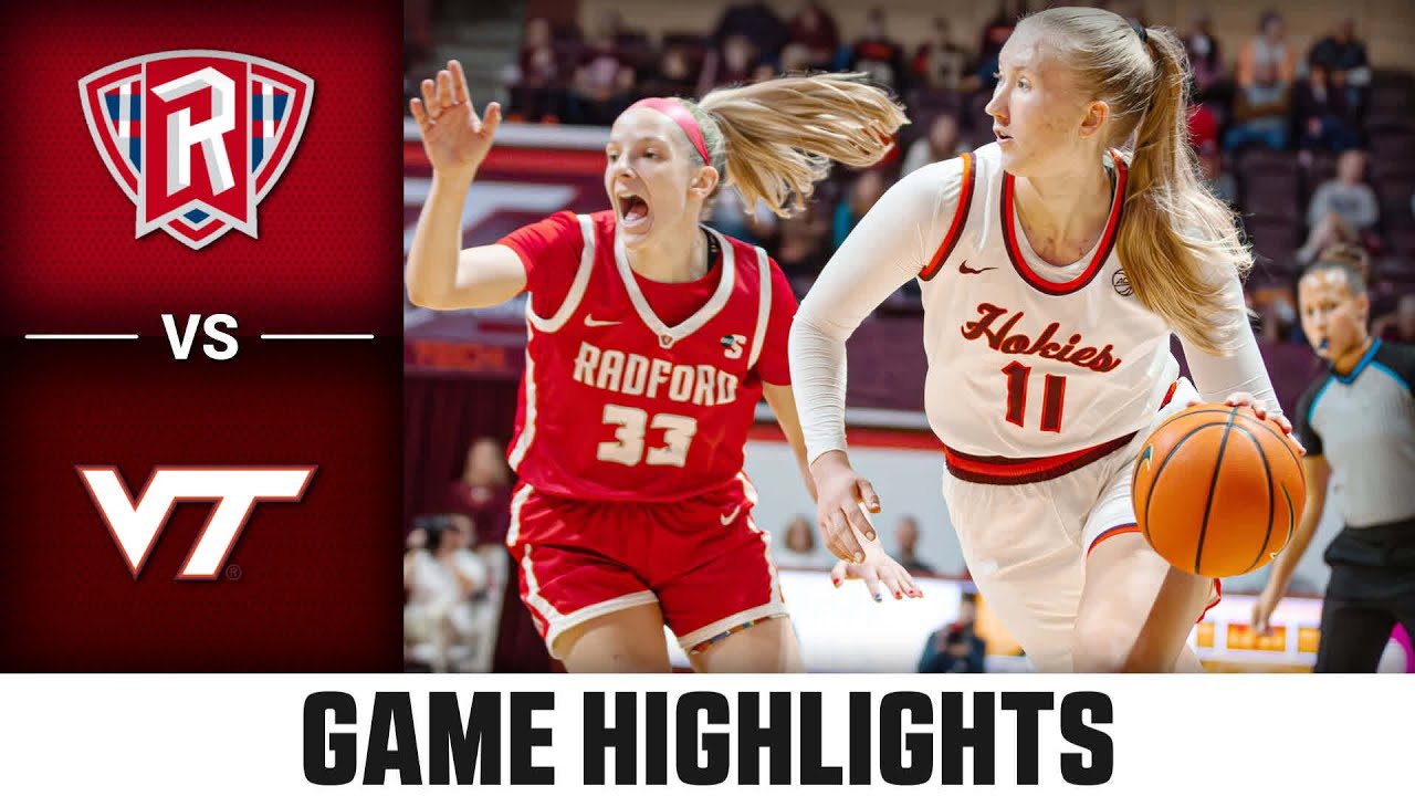 Radford vs. Virginia Tech Game Highlights | 2023-24 ACC Women’s ...