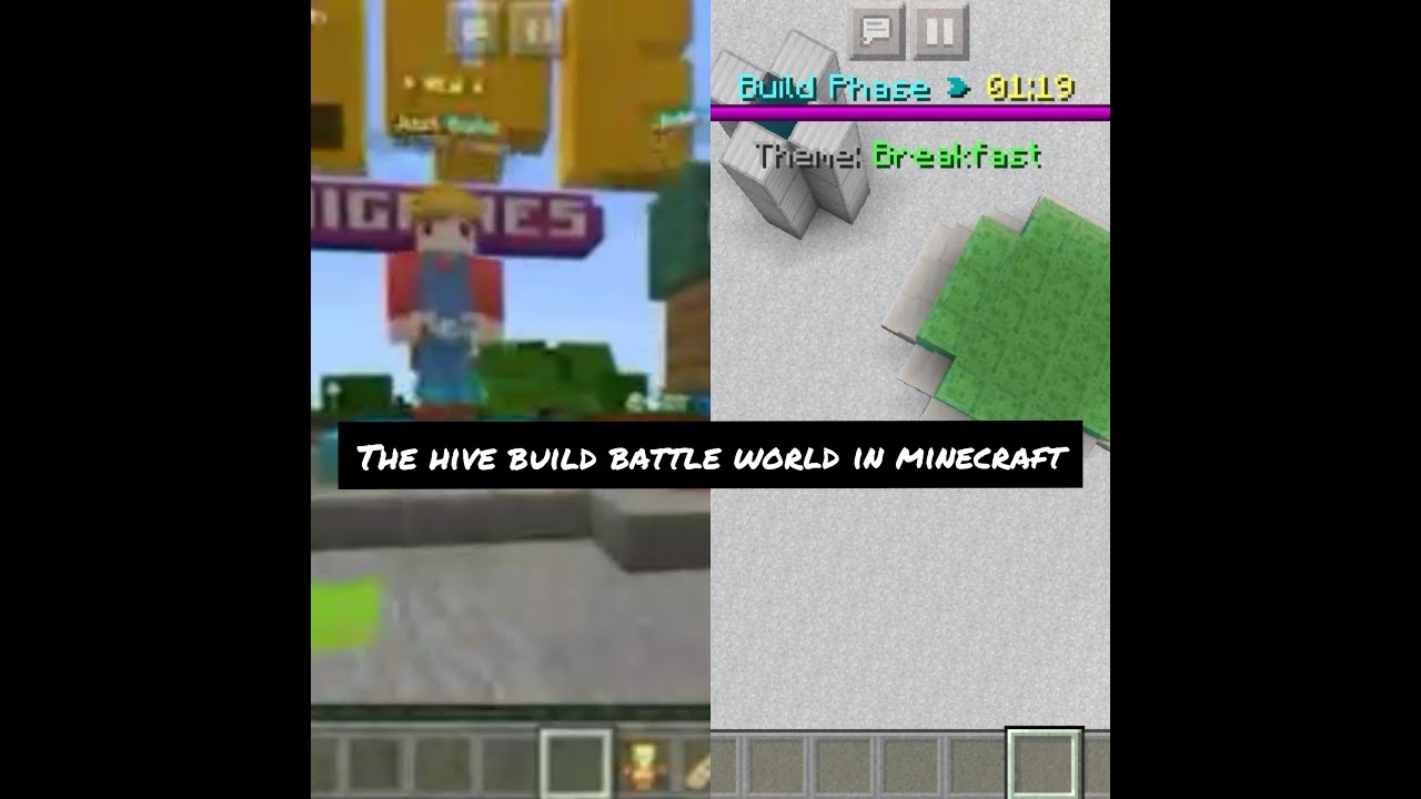The hive build battle world in minecraft (Filipino) - YouTube