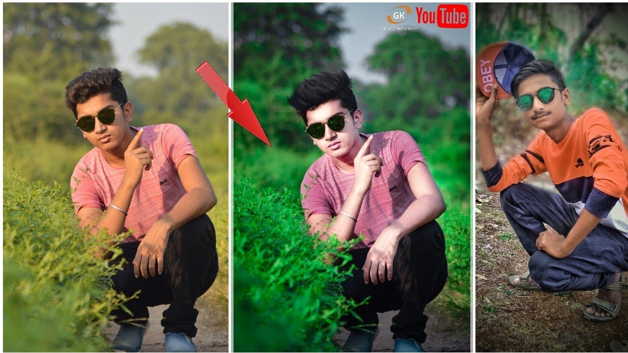 Green color correction light Effect editing like|| lightroom mobile ...