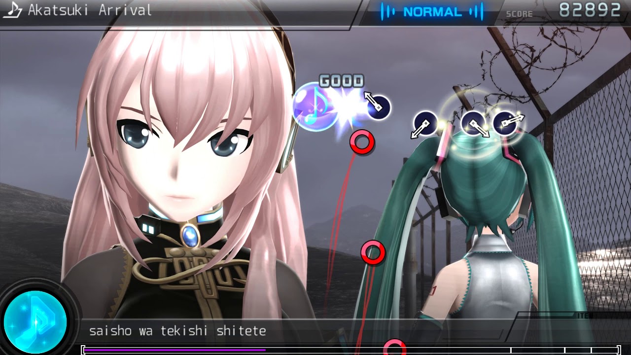 Hatsune Miku Project DIVA F 2nd - Akatsuki Arrival - [Normal Mode ...