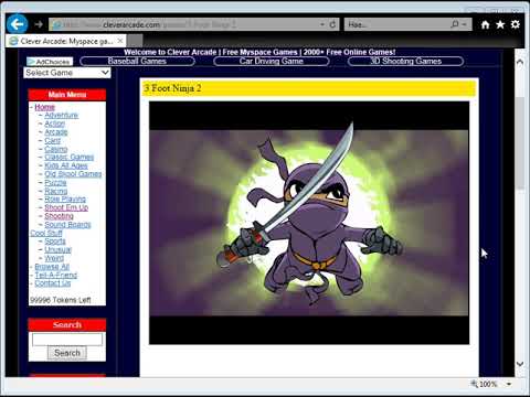 3 Foot Ninja 2 Clever Arcade - YouTube