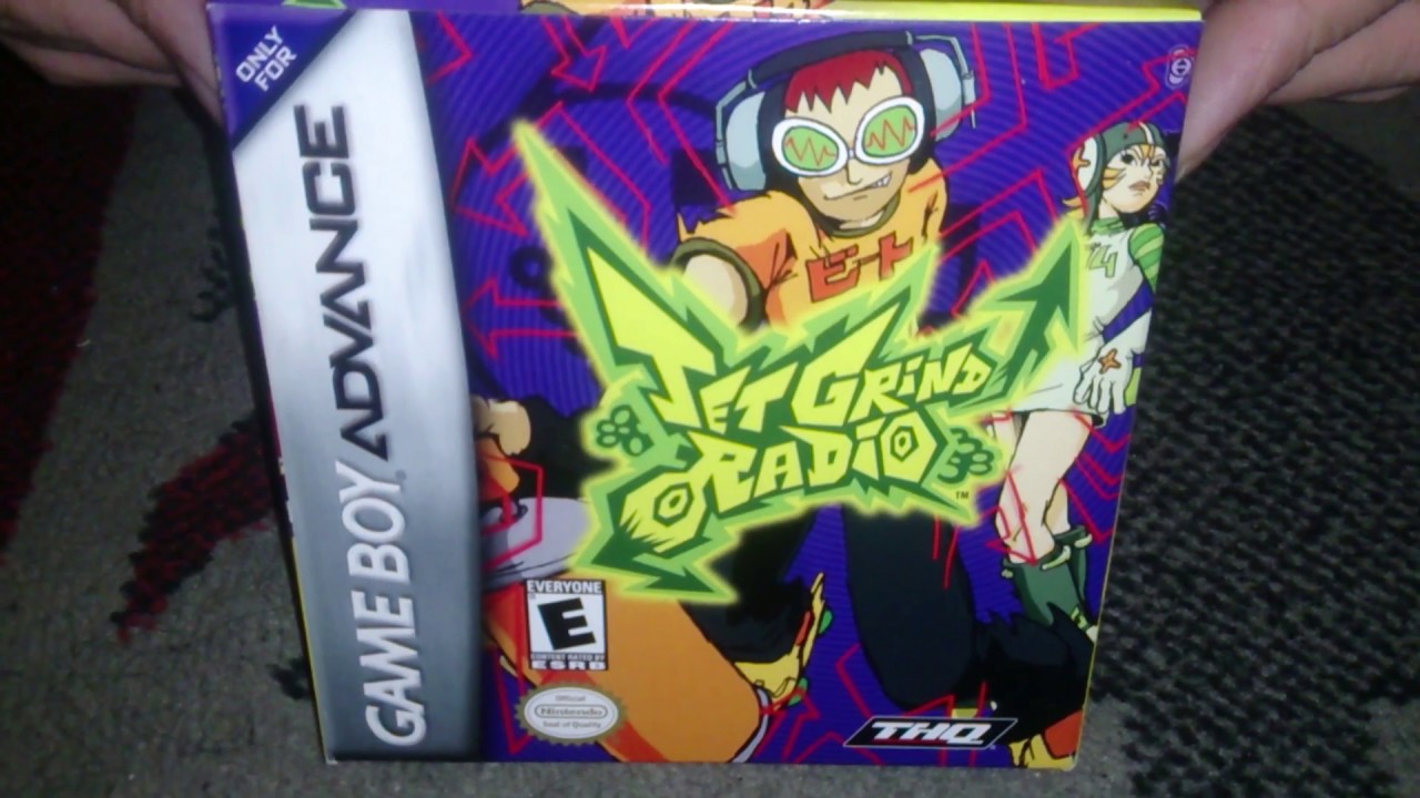 Nostalgamer Unboxing Jet Grind Radio On Nintendo Game Boy Advance GBA ...