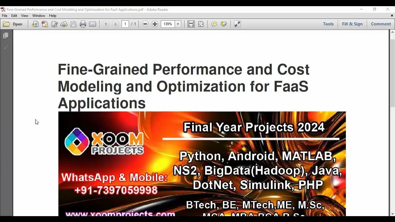 Fine Grained Performance and Cost Modeling and Optimization for FaaS Applications - YouTube