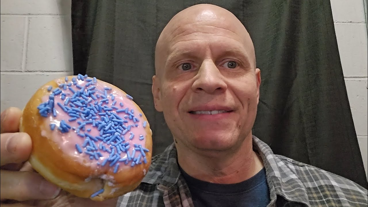Dunkin' Donuts New Cotton Candy Specialty Donut Review - YouTube