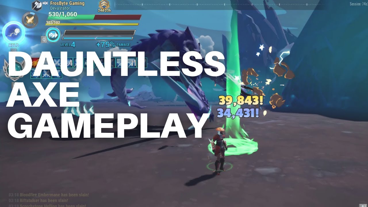 [OUTDATED] One Shot Malkarion using Axe! | Dauntless Patch 1.6.0 - YouTube