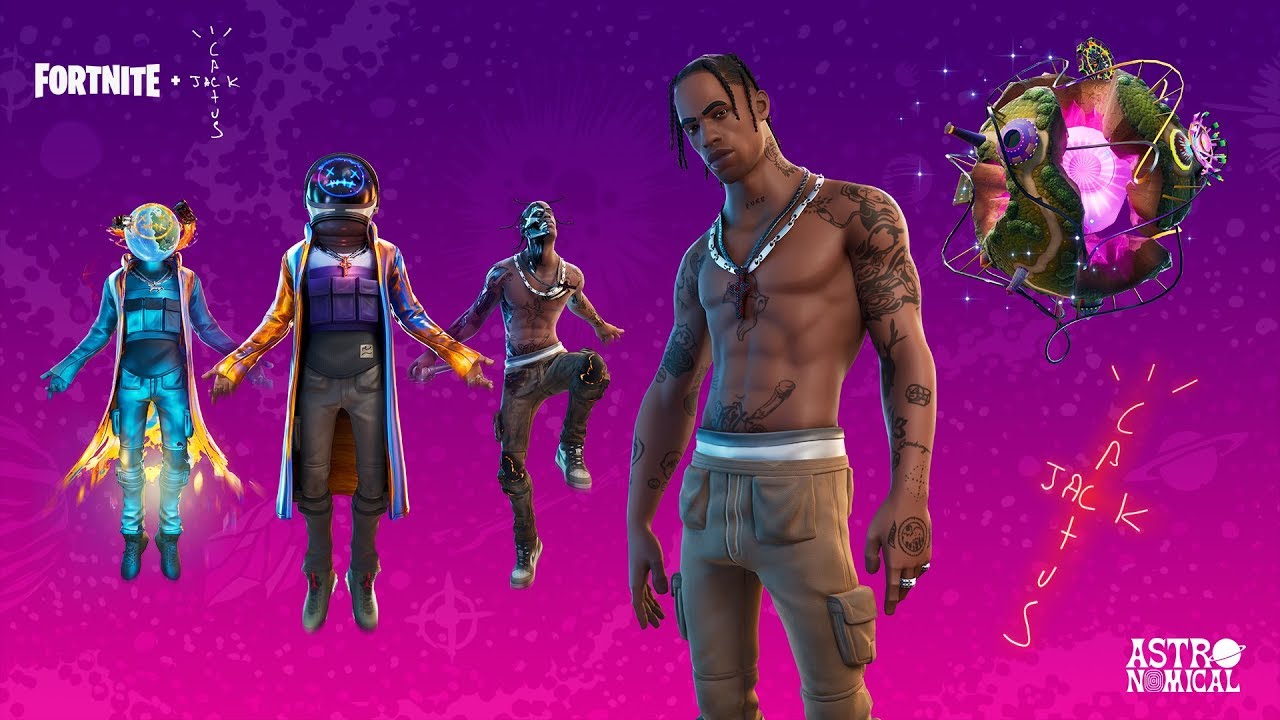 *NEW* TRAVIS SCOTT & ASTRO JACK SKINS IN FORTNITE ITEM SHOP! April 21 ...