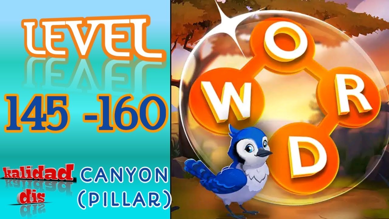 WORDSCAPES PUZZLE GAME | level 145 - 160 answers | Kalidad Dis - YouTube