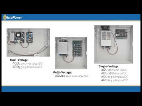 Securitron AccuPower Electric Power Supply - YouTube