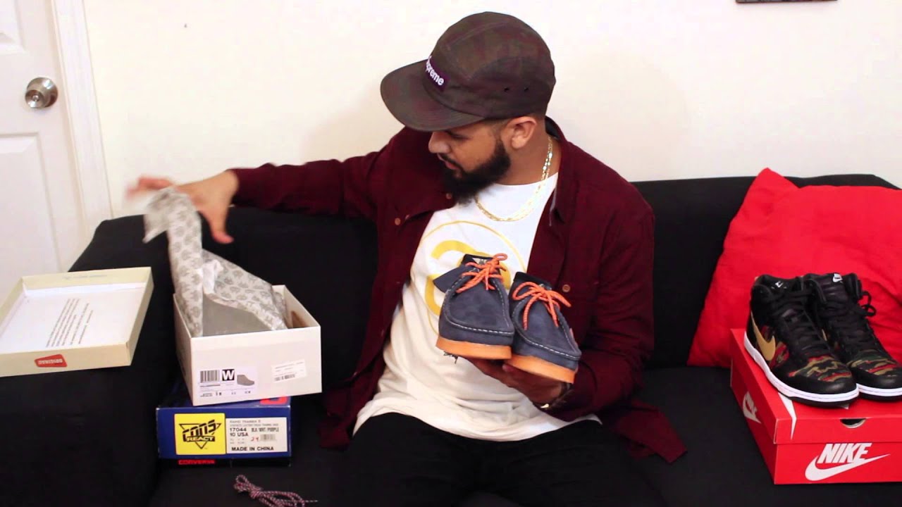 KillaKicks Nike dunkzoom MF Doom X clarks 1993Converse - YouTube