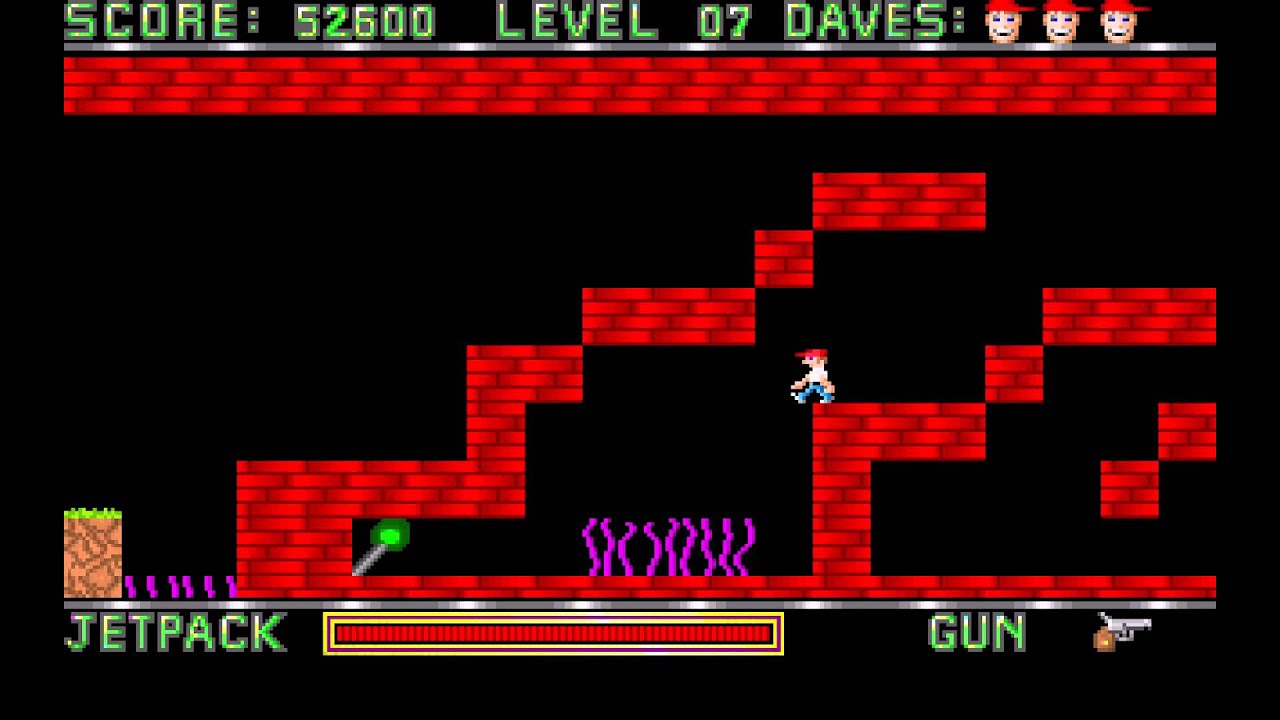 Dangerous Dave in the Deserted Pirate's Hideout - Level 7 (1990) [MS ...