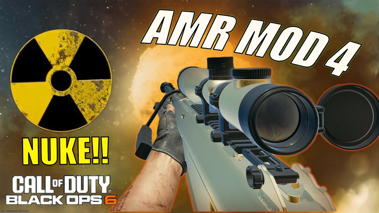 INSANE NUKE with the NEW AMR Mod 4 Sniper in BO6! 🤯 (Hilarious Reaction ...