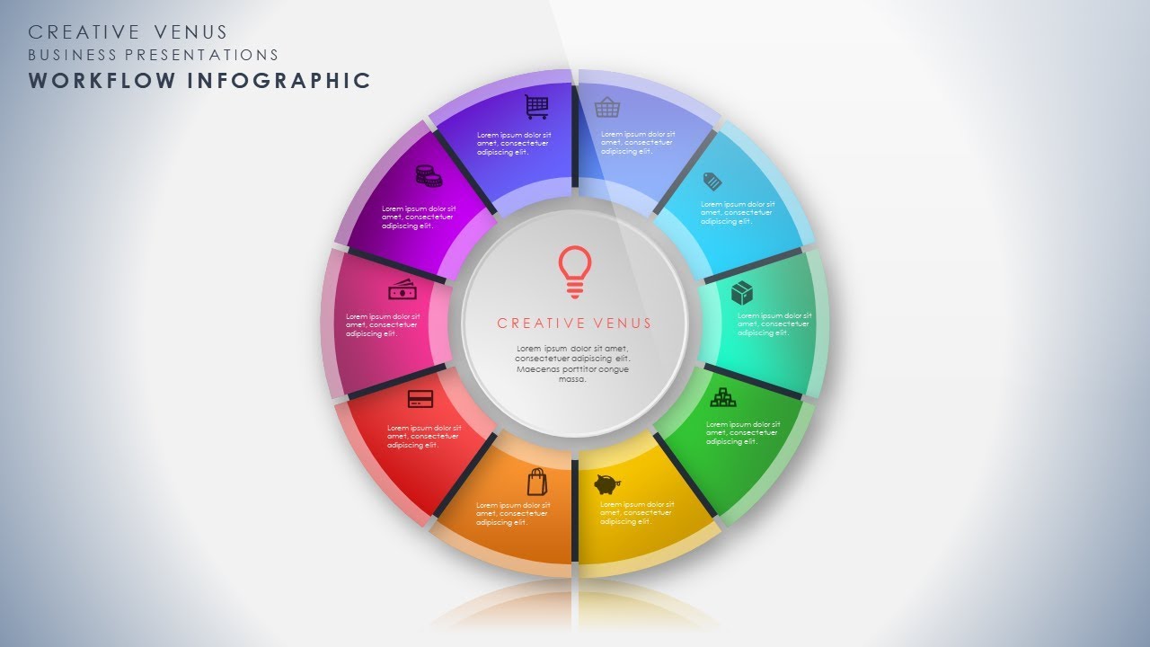How To Design 10 Points Circular Smart Infographic In Microsoft How To Design 10 Points Circular Smart Infographic In Microsoft