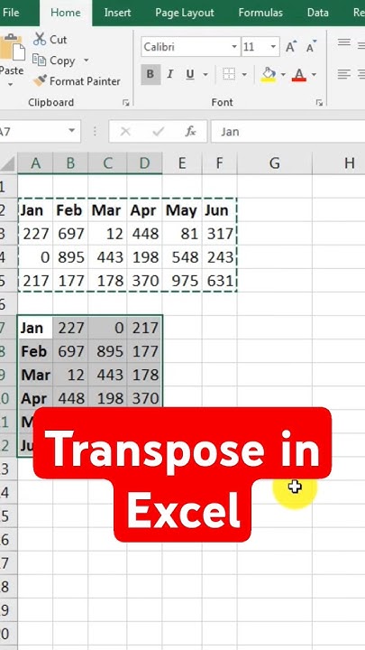 Transpose data in excel | excel interview #excelworld #excelfunction #exceltech #excelformula ...