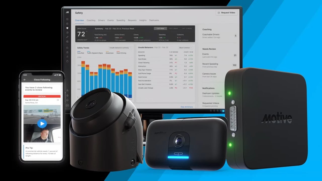 See safety in a whole new way with Motive. - YouTube