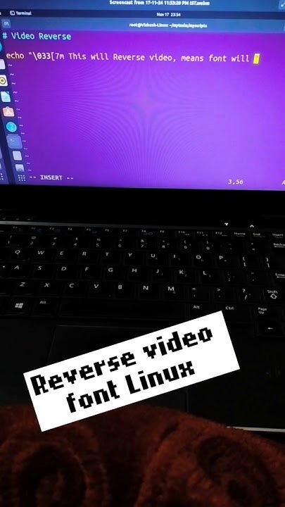 Reverse video fonts Linux #Linux #ubuntu #shortsviral #shortvideo #shorts #viral #song #songs ...