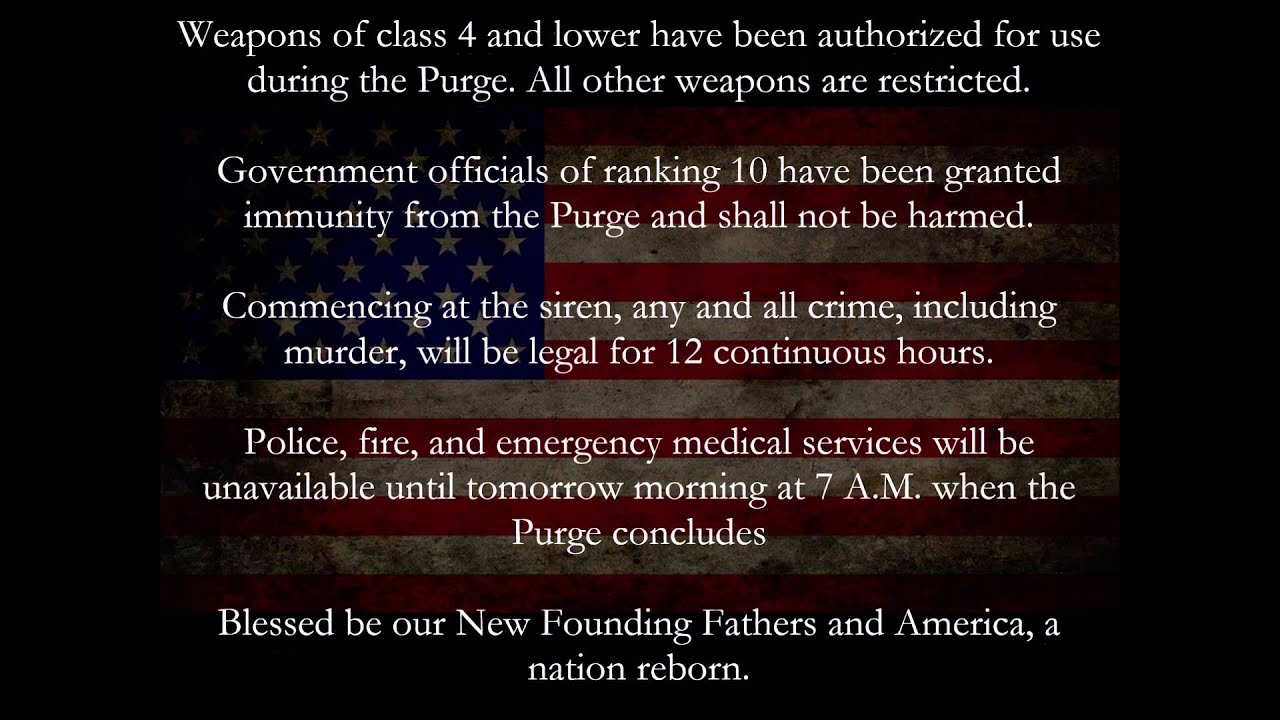 Purge Commencment - YouTube