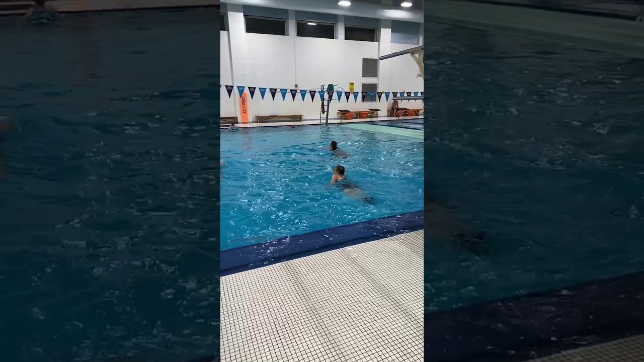 DEEP WATER SWIM AND WALL PUSH UPS - YouTube
