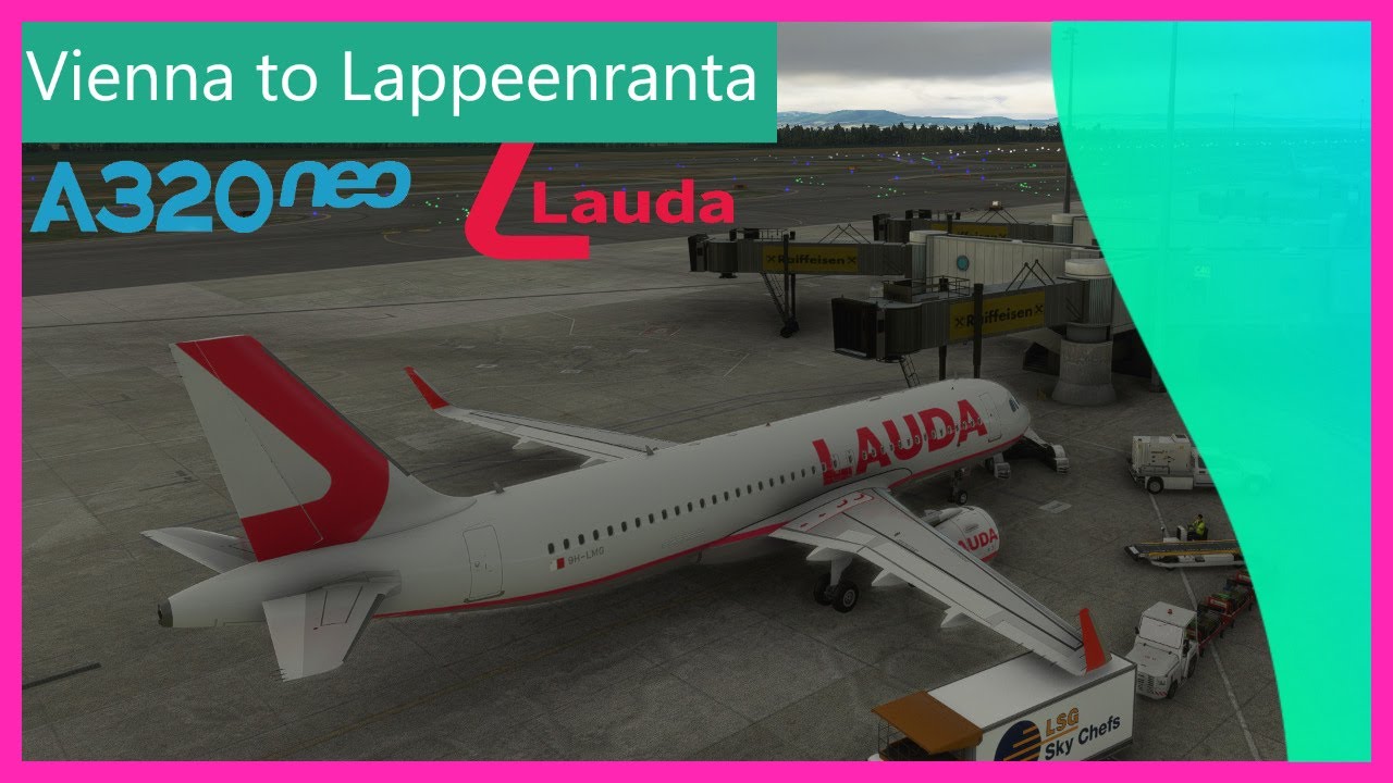 Vienna to Lappeenranta - Lauda A320neo - Microsoft Flight Simulator ...