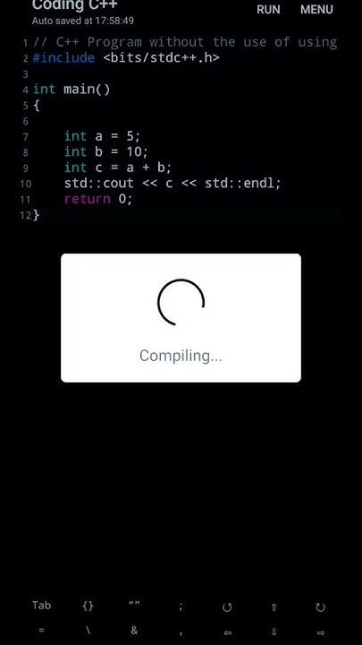 How To Run A C Program Without Namespace Subscribe Programming Viral Program Shorts 4699