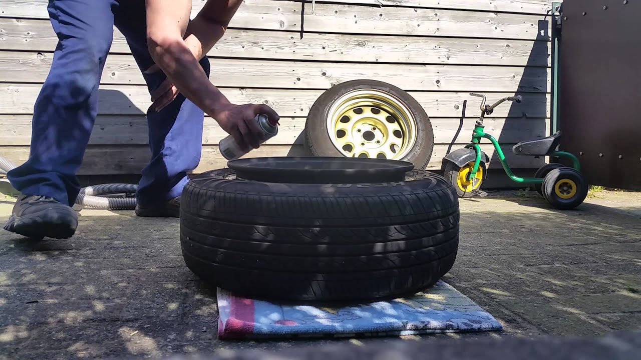 How to stretch tyres easy - YouTube