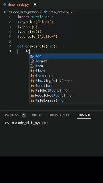 Drawcircle Using Turtle 🐢 Python Coding Databaseadministration Mysql Coder