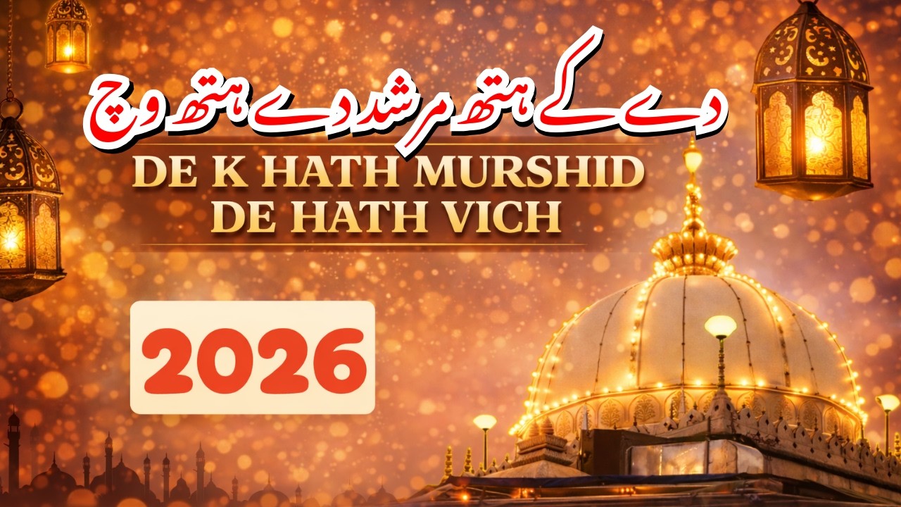 De Ke Hath Murshid De Hath Vich - YouTube
