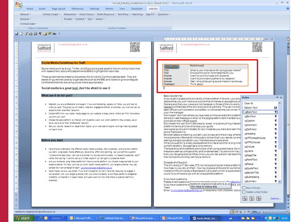 Getting Started with Wimba Create - YouTube