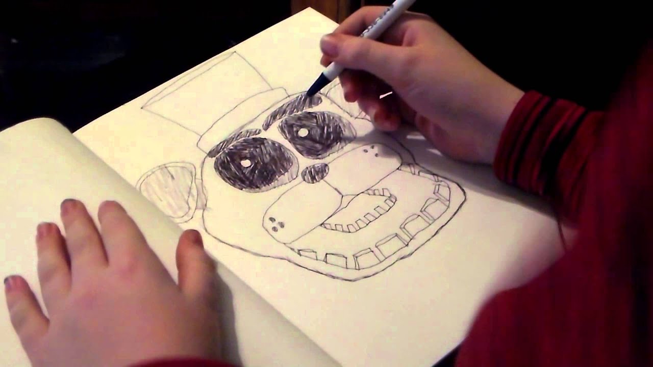 FNaF Super Speed Sketches Episode 1 FNaF 1 Freddy - YouTube
