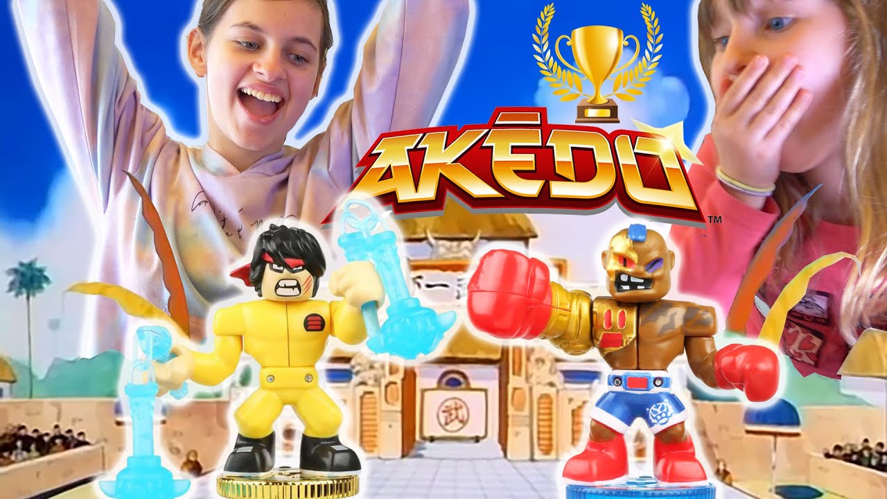 AKEDO ULTIMATE ARCADE WARRIORS CHALLENGE - ADO VS KID VS DAD - YouTube