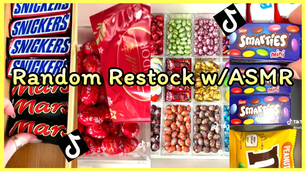 ASMR ️Organization and Restocking ASMR | Random Restocking and Refiling ...