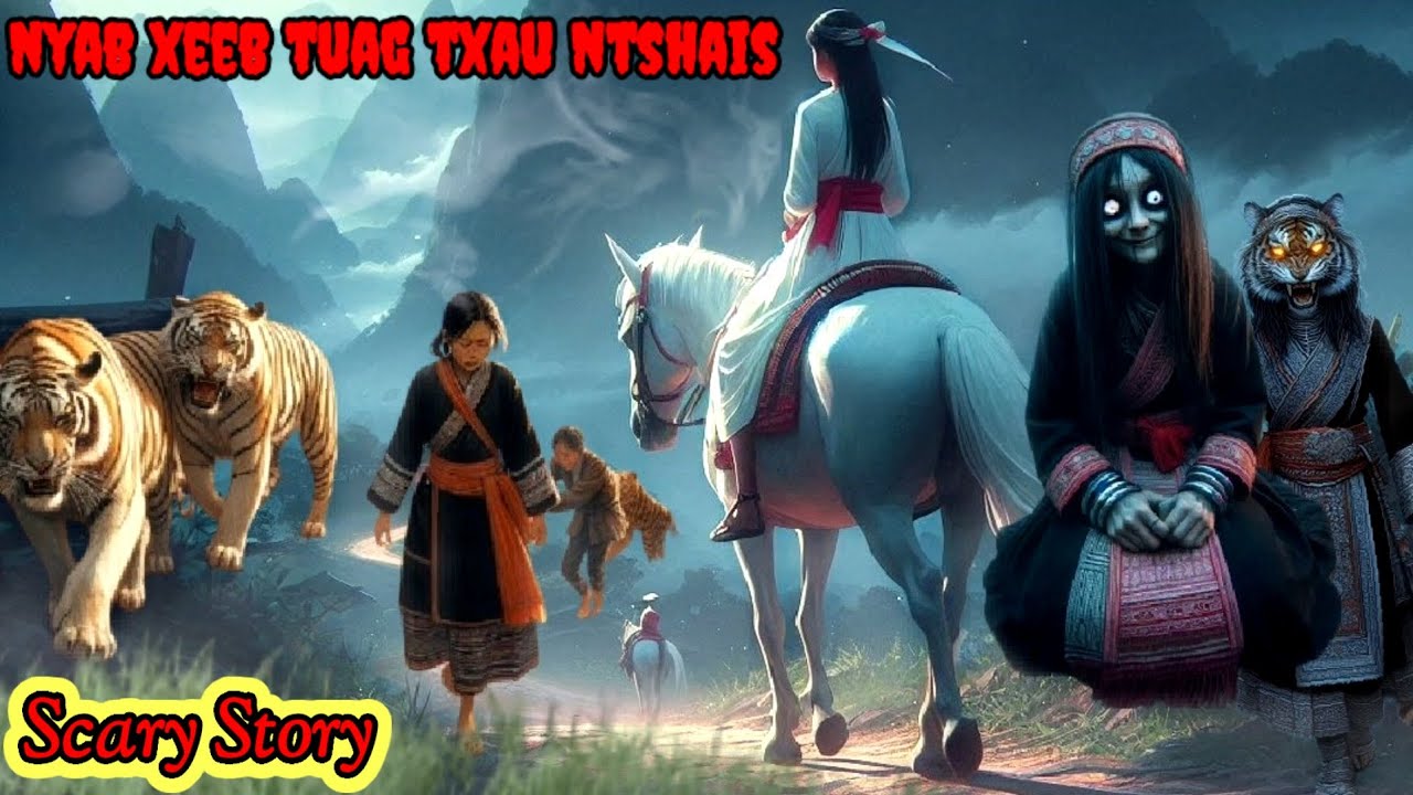 Scary Story - Nyab Xeeb Raug Dab Tuag Txau Txau Ntshais. Hmong ghost ...
