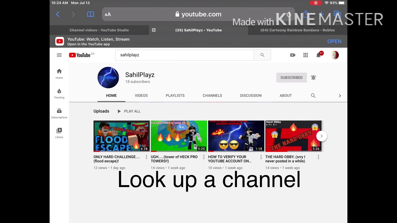 How to make links for other people yt channel :D - YouTube