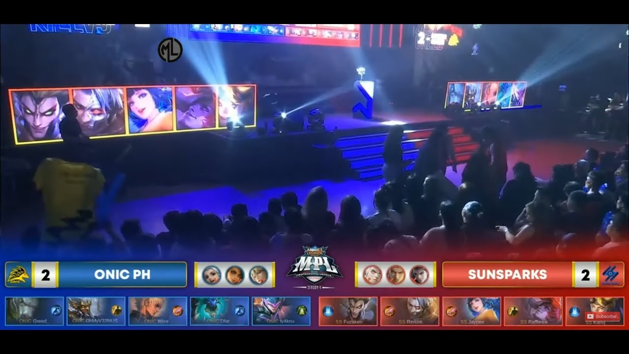 SUNSPARK VS ONIC PH B05 GRAND FINALS MPL PH S4 [GAME 5] - YouTube