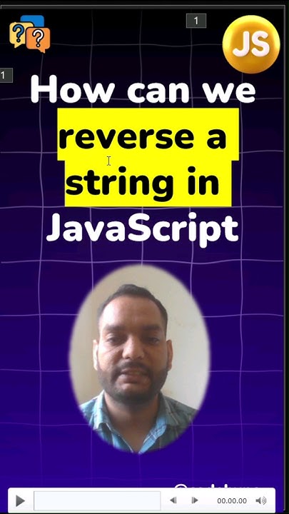 Reverse A String In Javascript Javascript Interview Questions Reverse Method Javascript