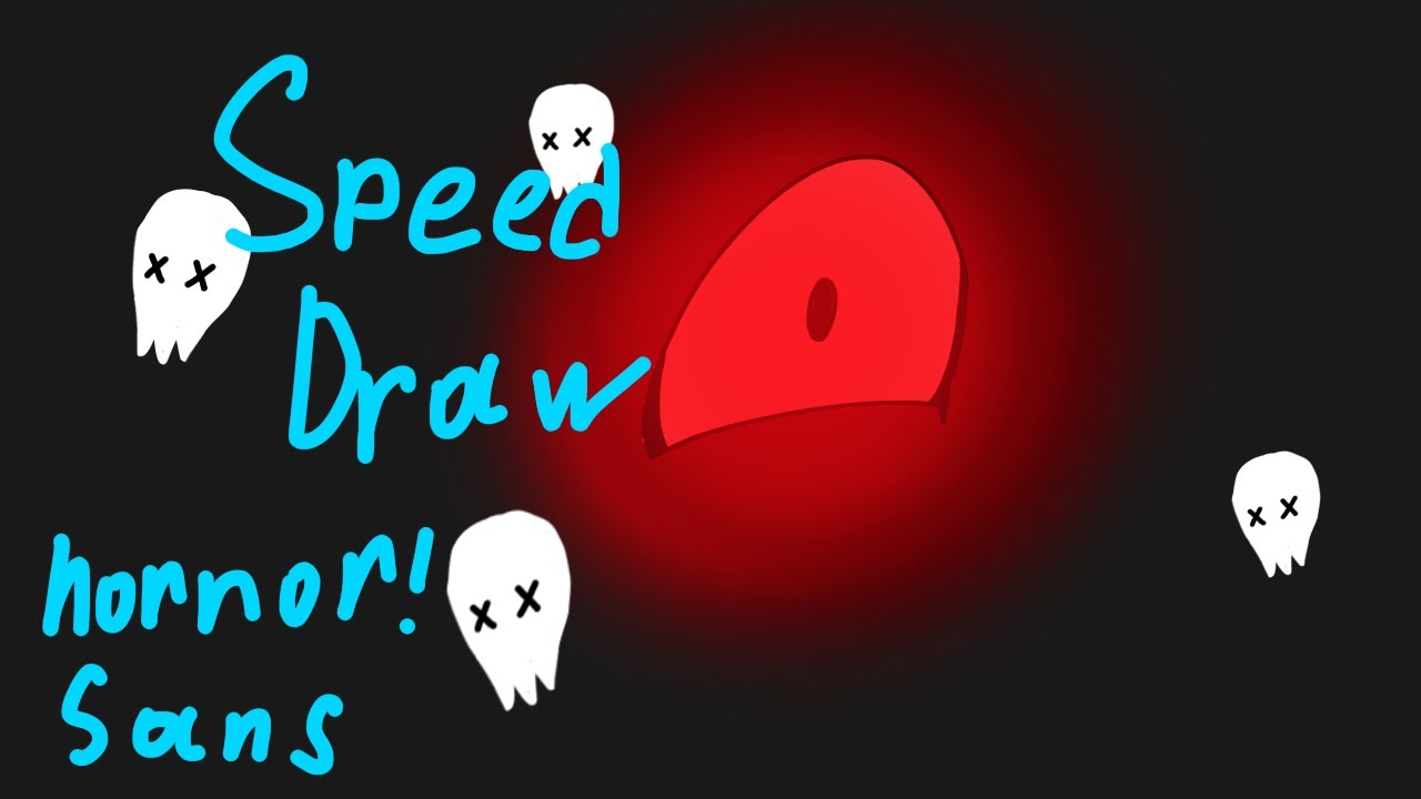 SpeedDraw: Horror!Sans *Jennie Flower* (AU) - YouTube