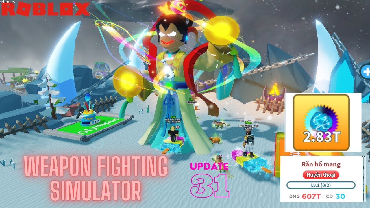Weapon Fighting Simulator UPDATE 31 New World 21 - Olympus - YouTube